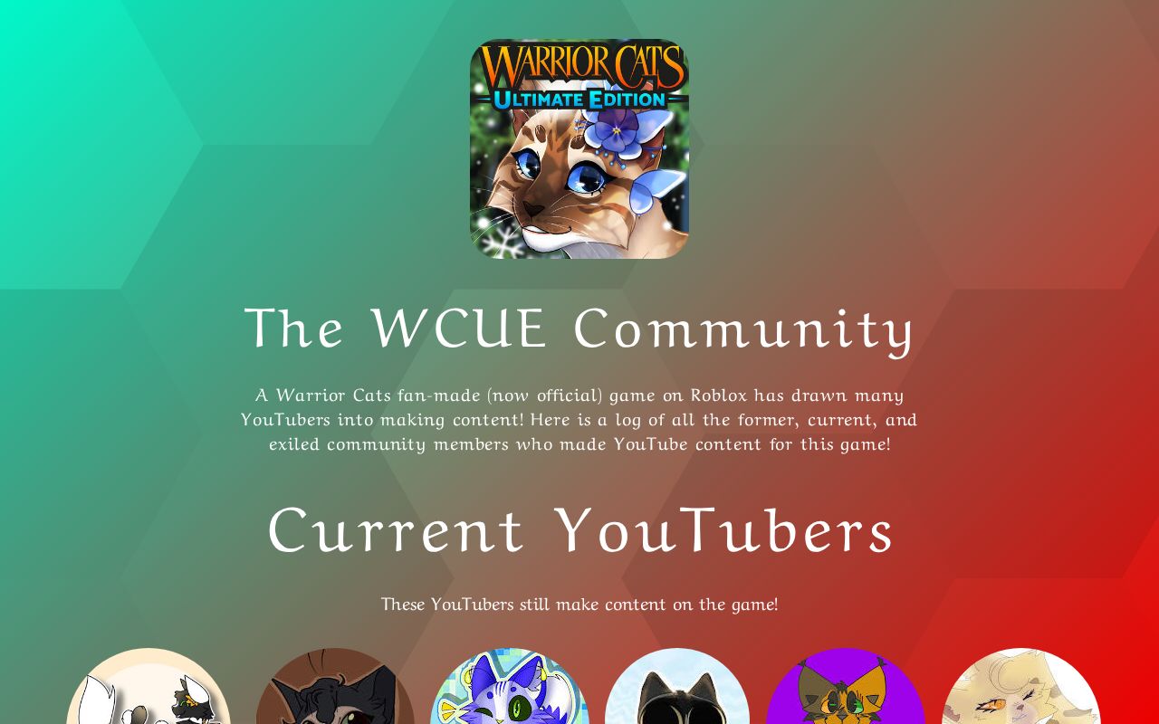 (WIP!!!) The WCUE Community